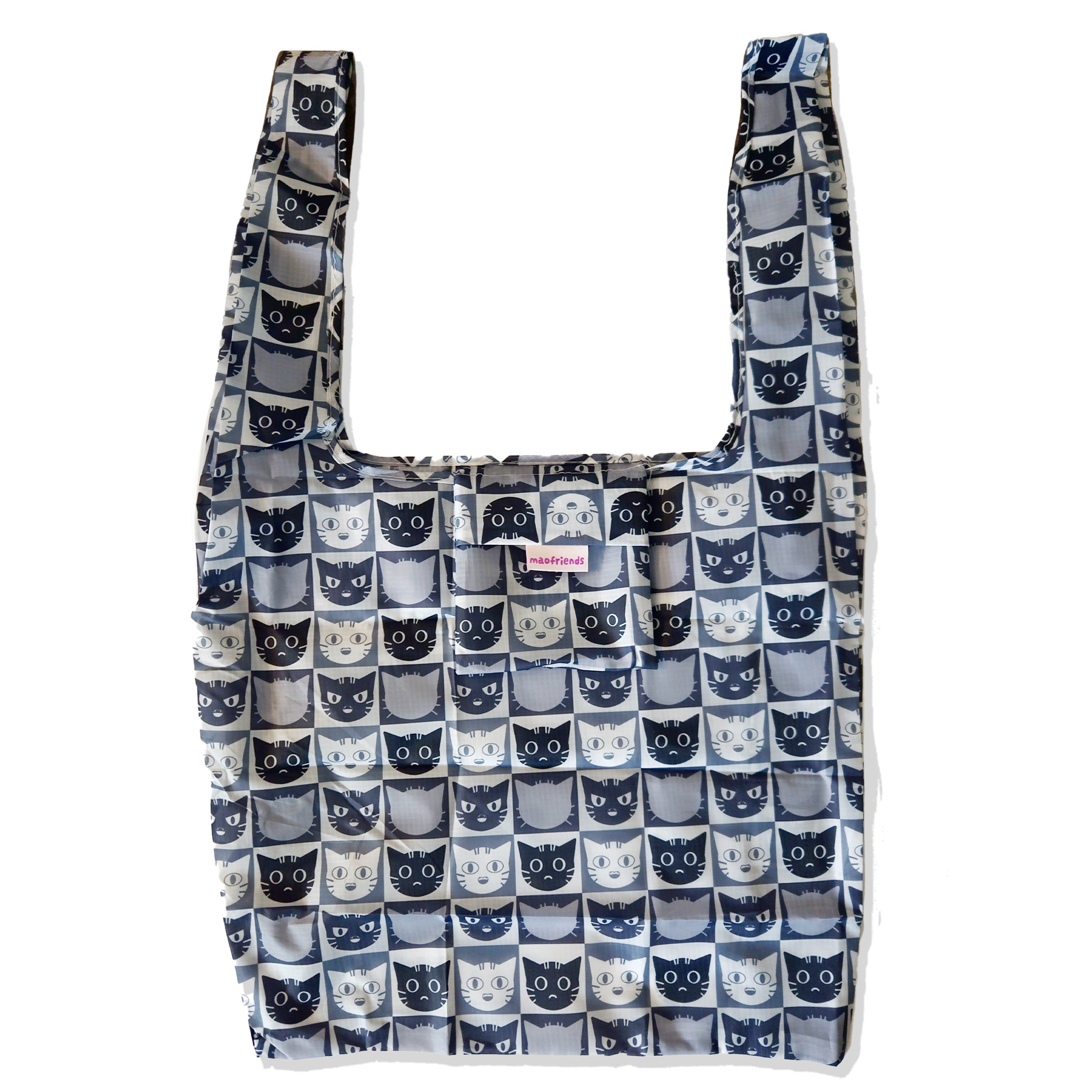 Reusable Grocery Shopping Bag- Black Cat 2025 Version – Maofriends